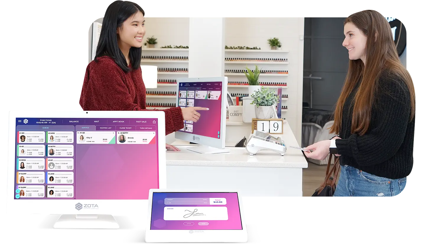 POS for Nail Salon | POS System | Zota