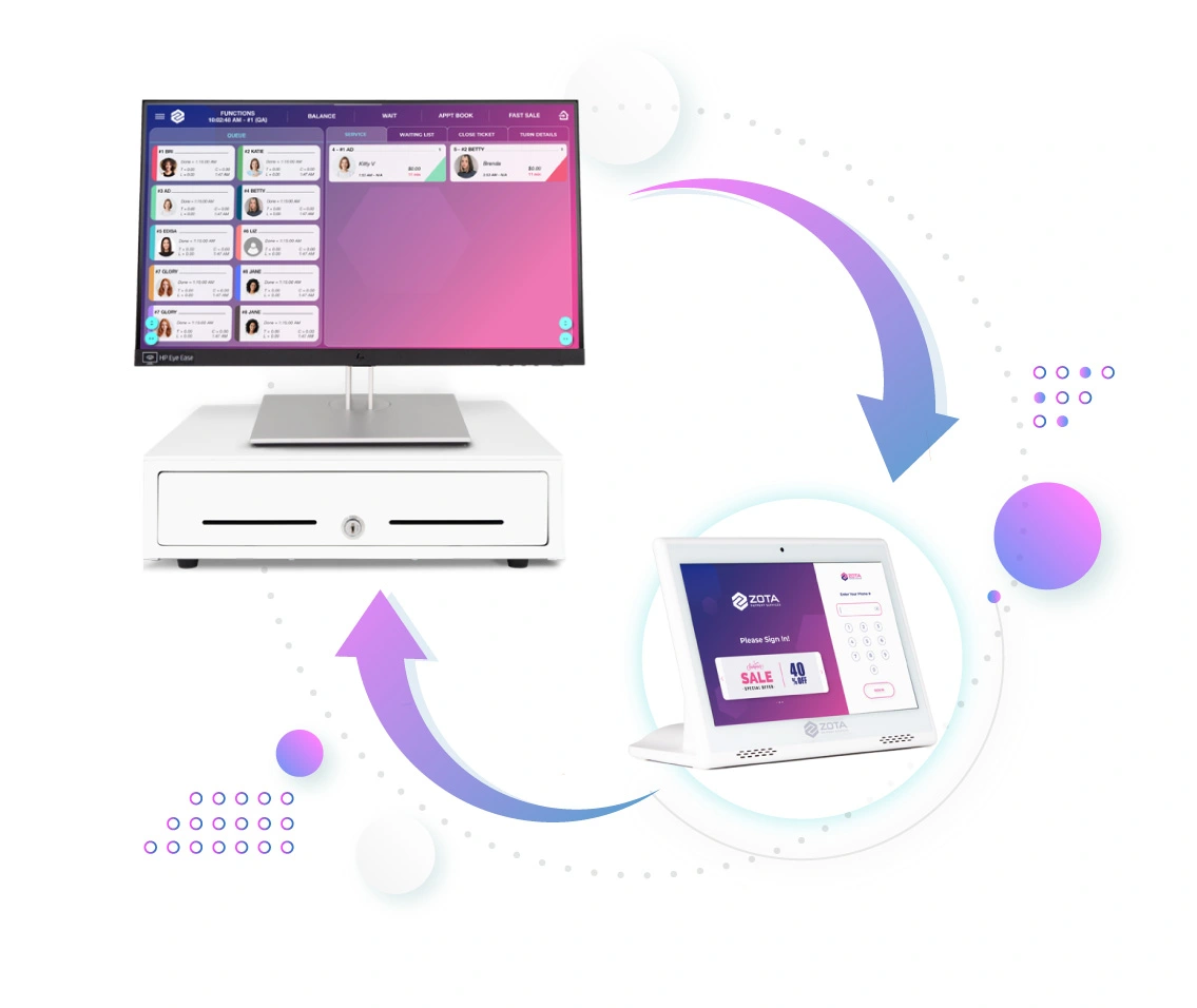 Check-in / Check-out | Zota Products